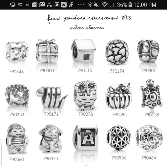 Pandora | Jewelry | Authentic Retired Pandora Charm | Poshmark
